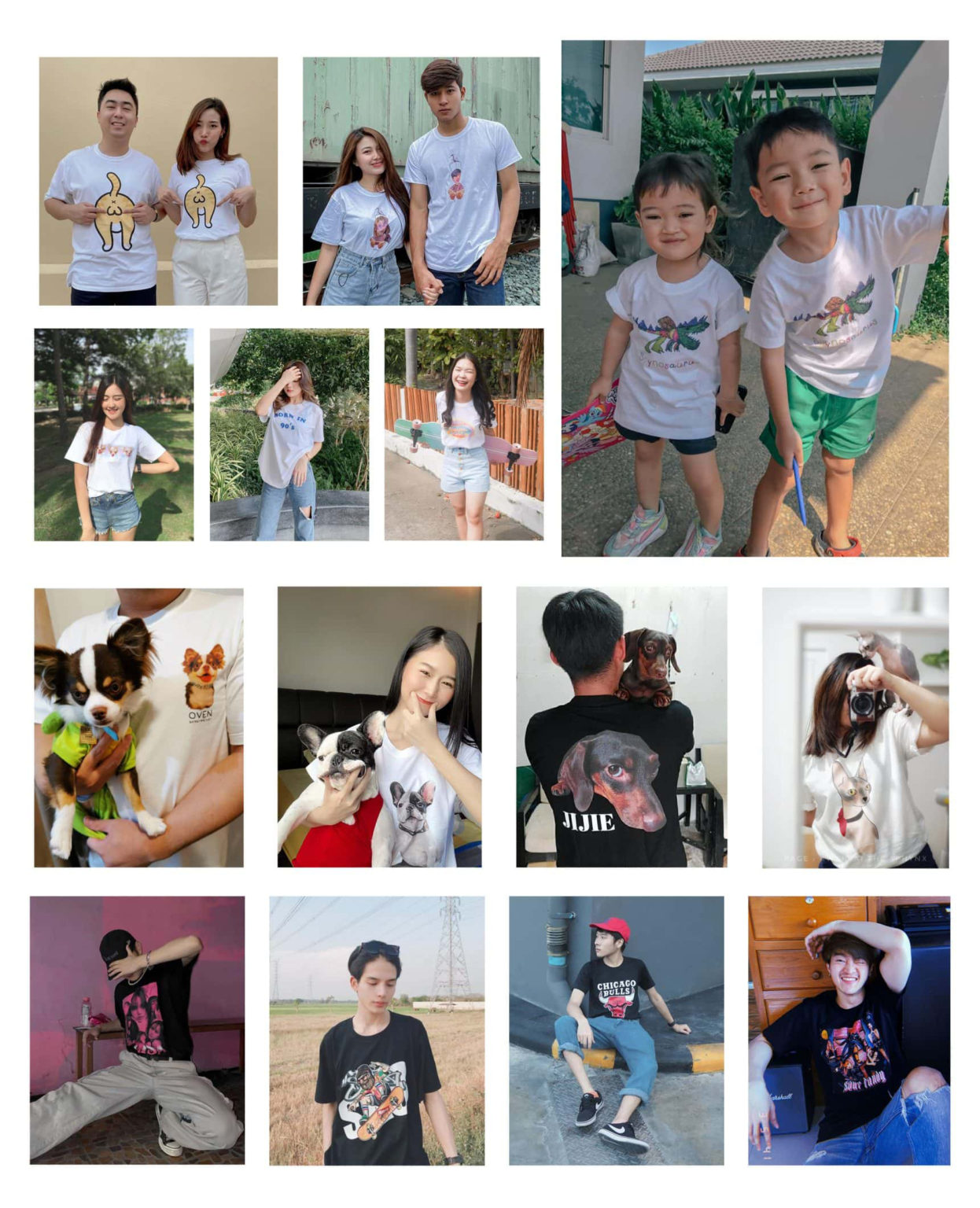 ร้านรับสกรีนเสื้อ สกรีน DFT สกรีนเสื้อ DTG ออกแบบเสื้อยืด - FAST MAKER